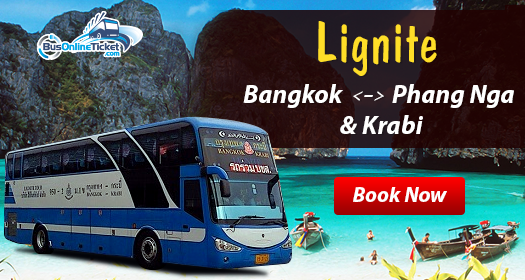 Lignite Bangkok to Krabi & Phang-nga | Bus Online Ticket